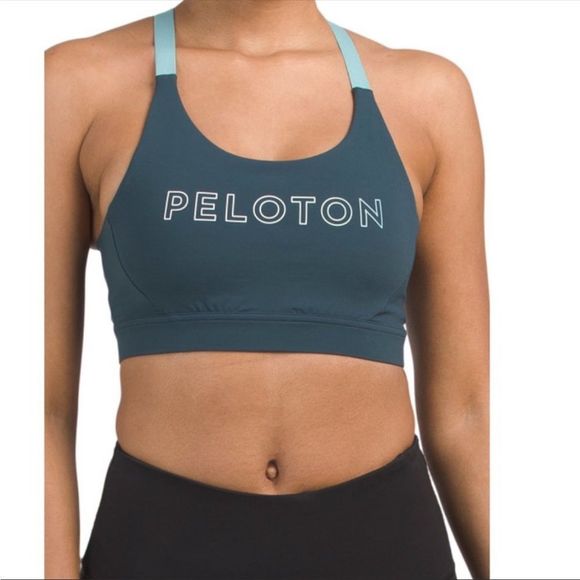 Peloton | Intimates & Sleepwear | Nwt Peloton Color Block Mesh Back Bra ...
